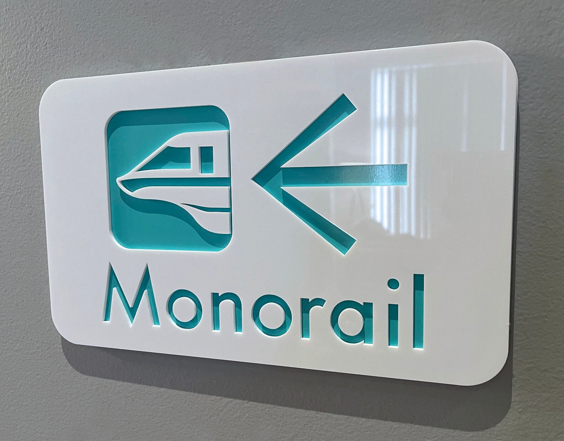 Disney Monorail Sign Plaque Home Decor Choose Your Color and - Etsy