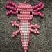 Bead Axolotl Keychain Toy - Etsy