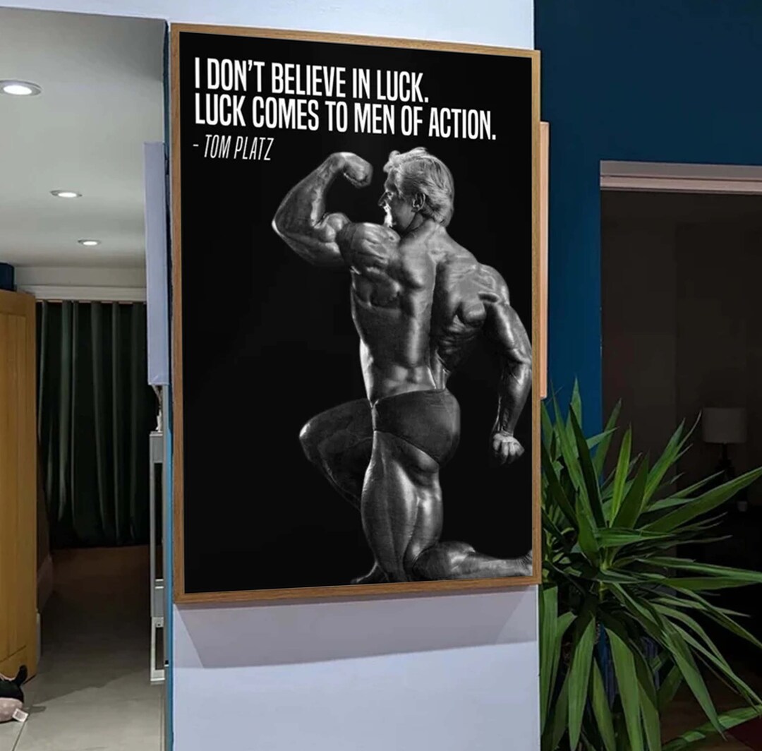 Tom Platz Motivation Poster - Etsy