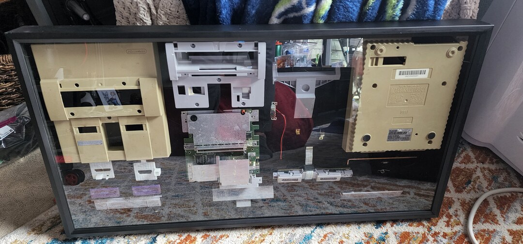 Snes Console Breakdown Wall Art - Etsy