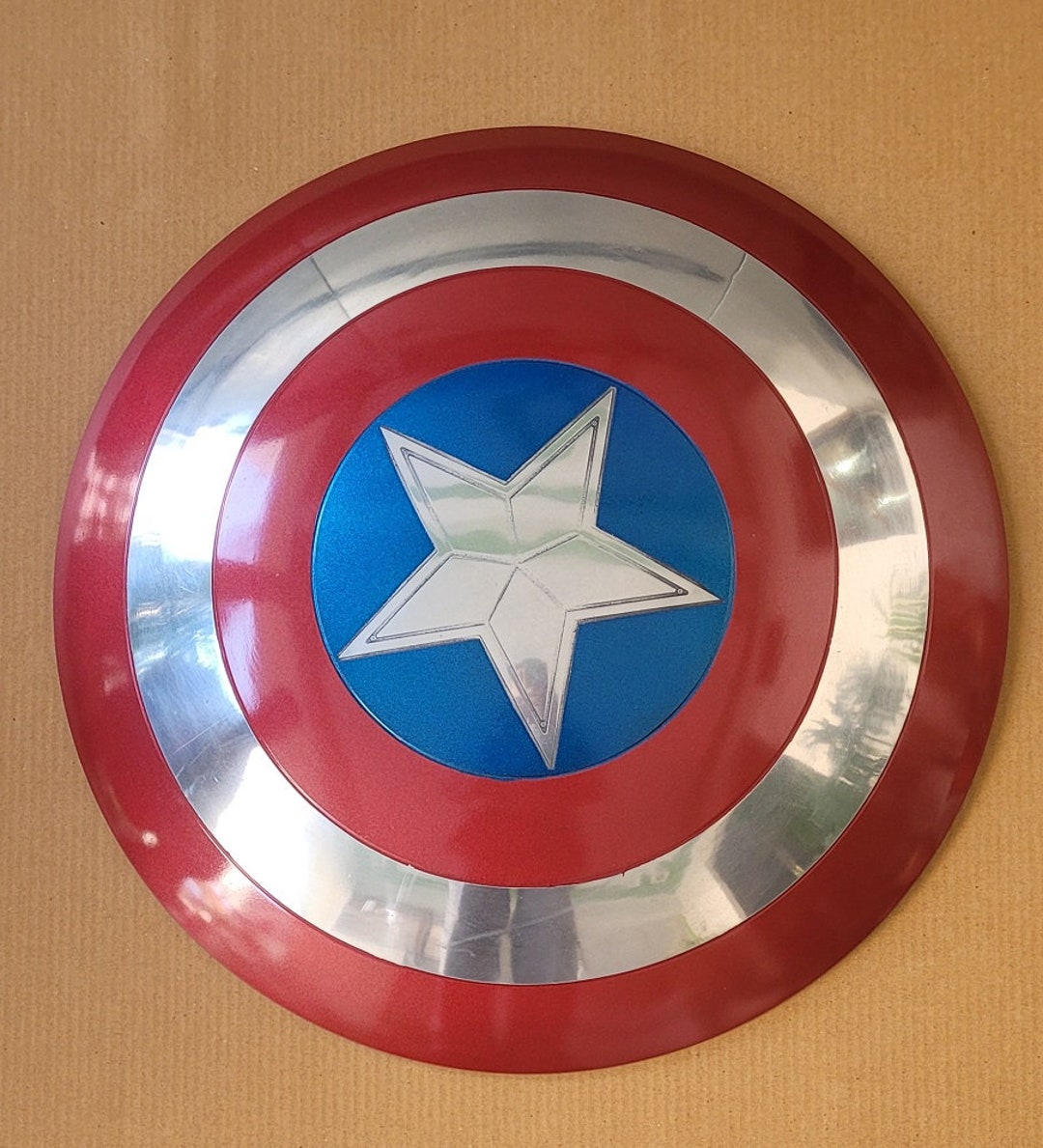 22 Captain America's Shield Replica in Aluminum LARP Decorative Shield ...