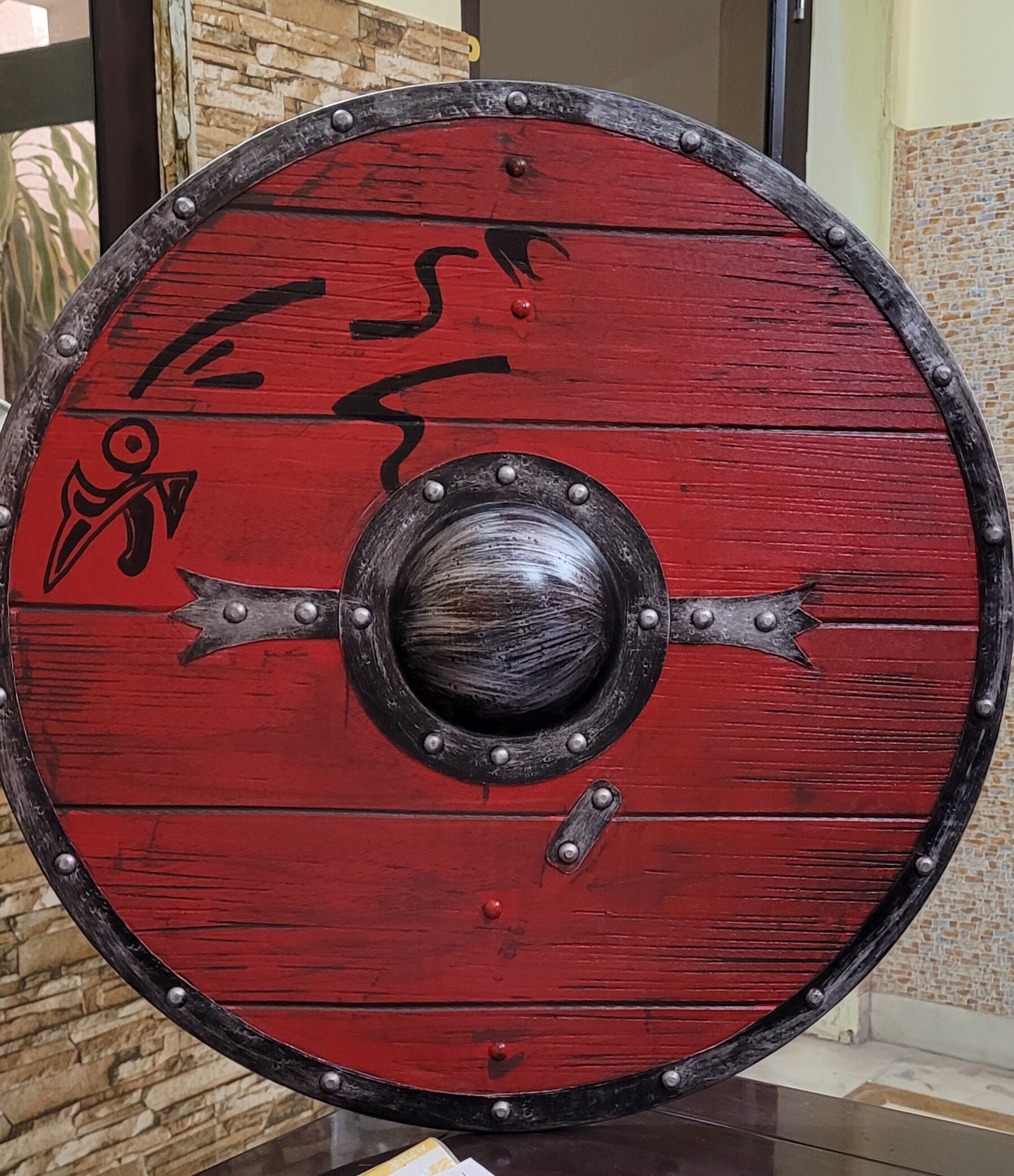 Ragnar Lothbrok Authentic Battleworn Viking Shield Etsy