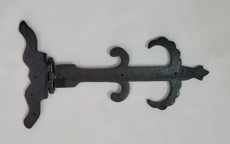 Ornamental Cast Iron Rustic Door Hinges Vintage in Antique - Etsy