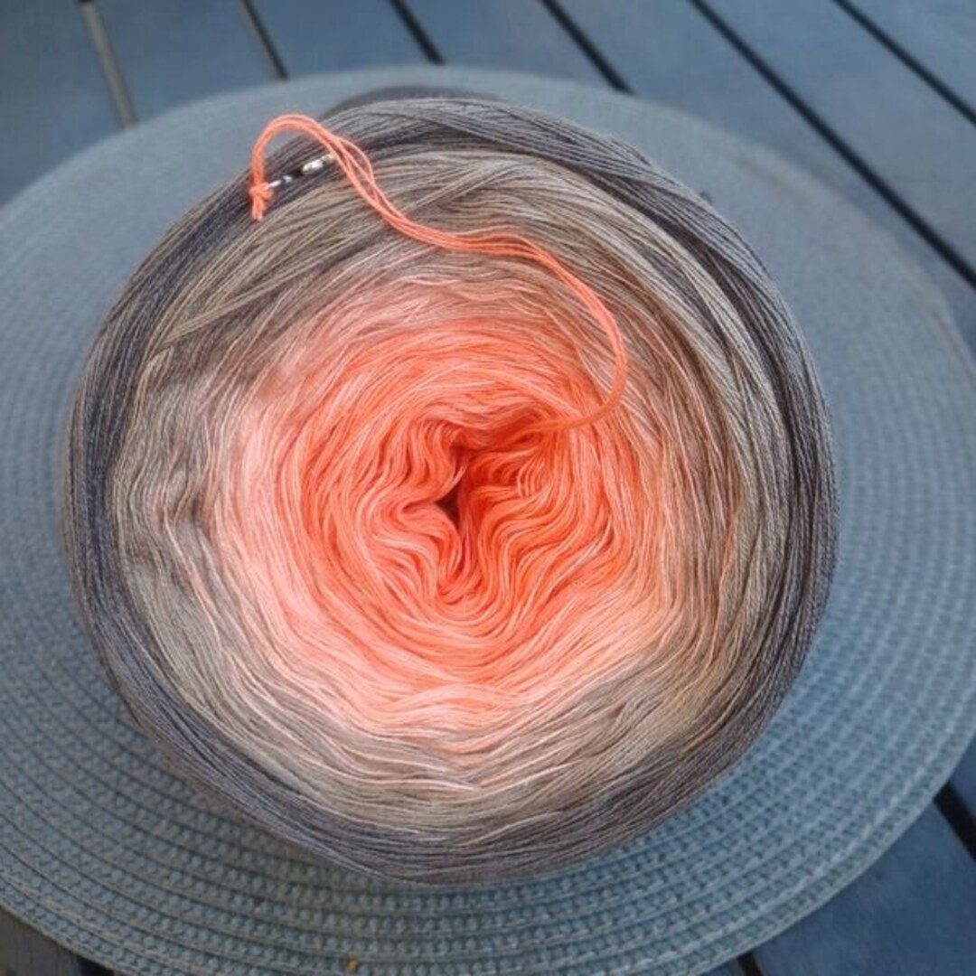 Bobbel "flair" Approx. 2000 M 4 Threads, Color Gradient Knitting ...