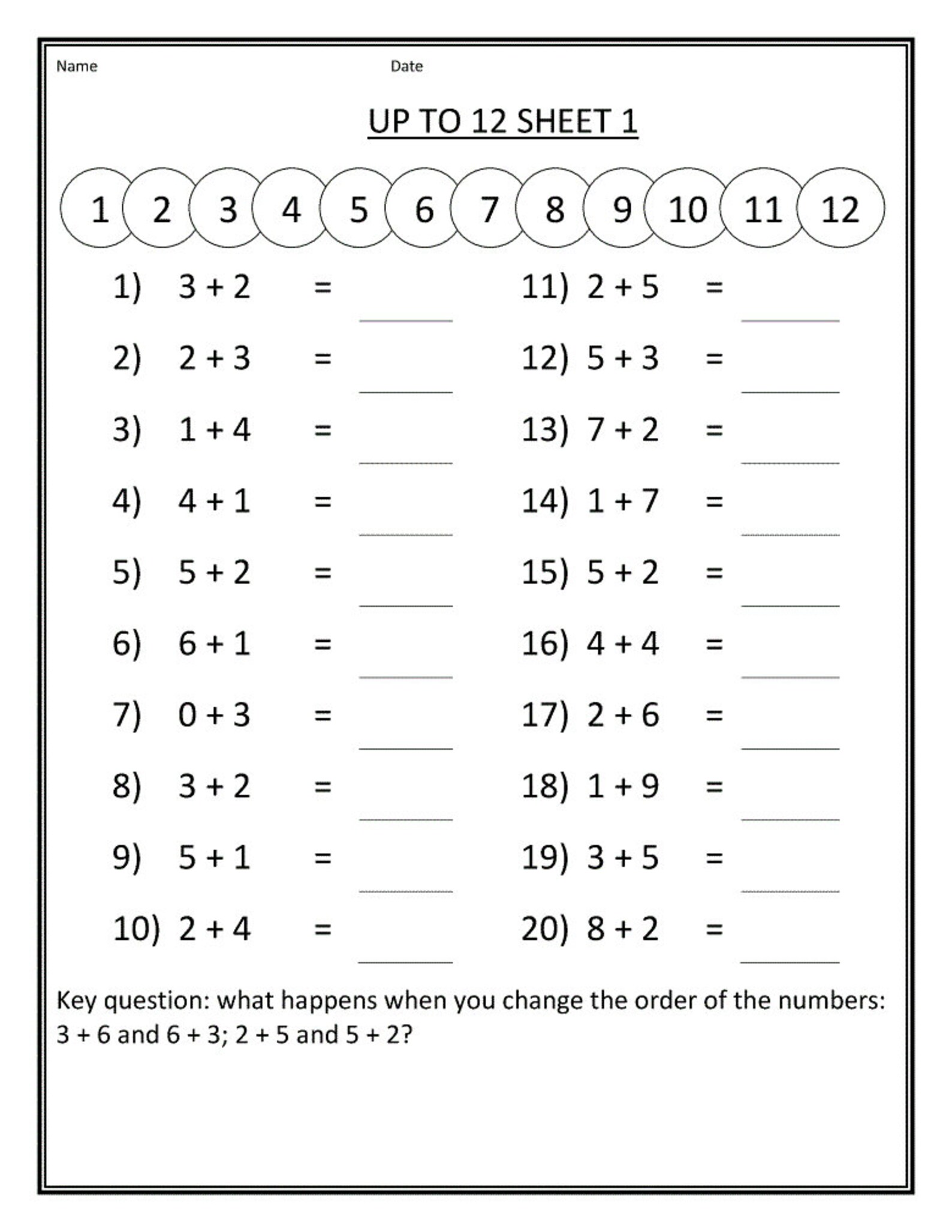 First Grade Printable Worksheets - Etsy
