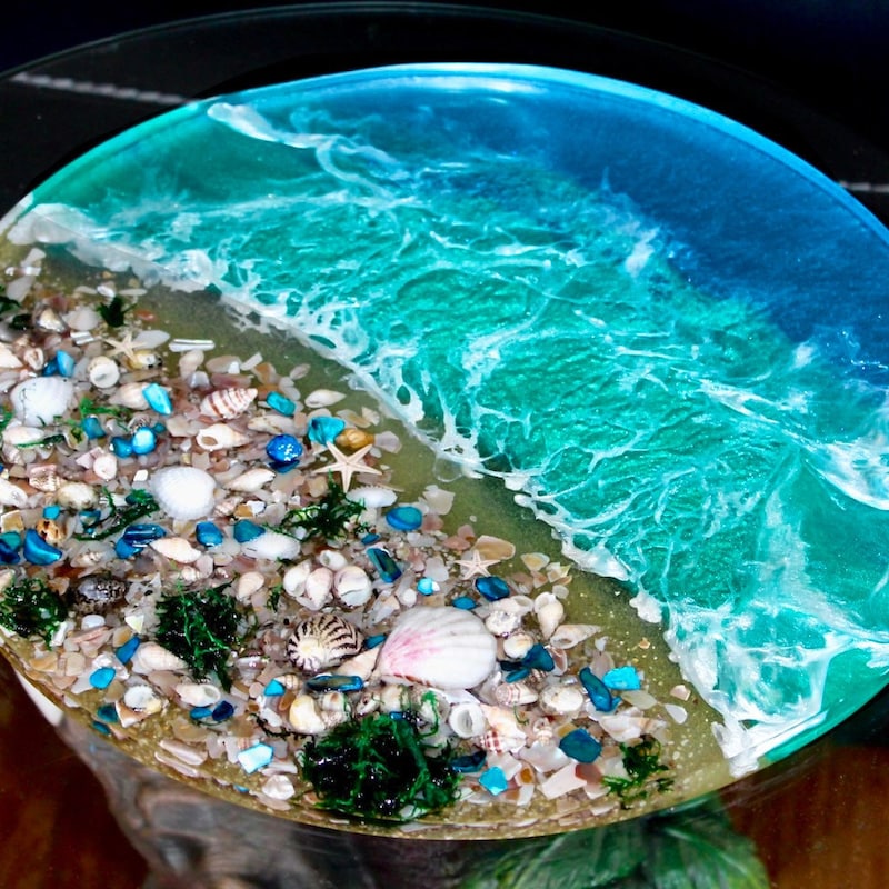 Resin Ocean Table - Etsy