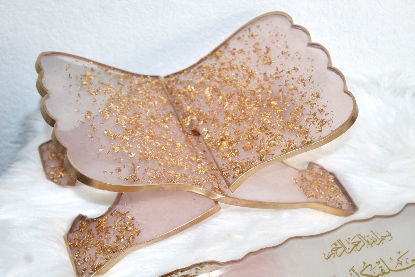 HANDMADE Gold Resin Quran Stand Book Holder Islamic Gifts - Etsy