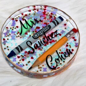 Personalized Teacher Coaster, Custom Made Teacher Coaster, Teacher ...