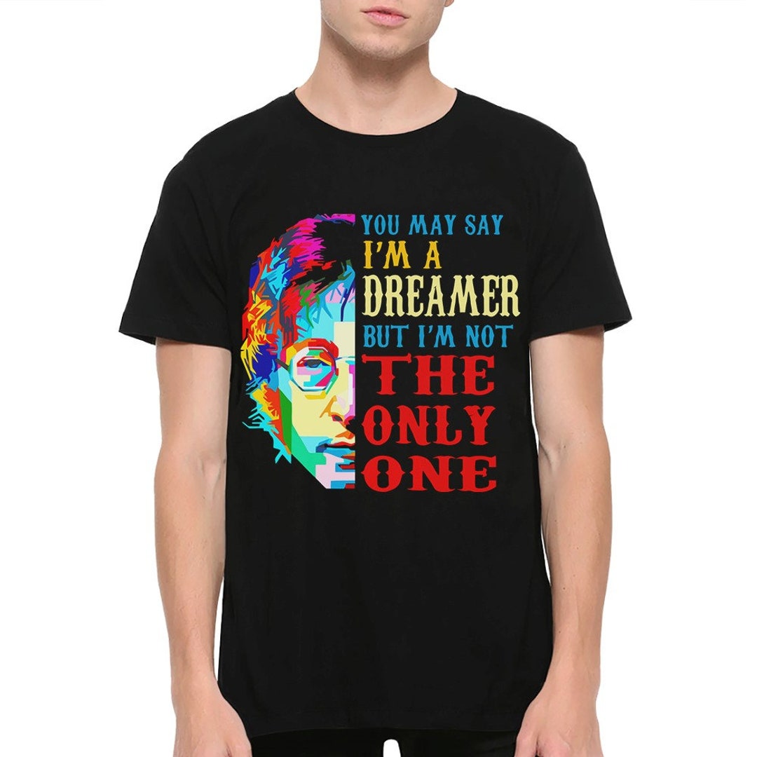John Lennon Imagine T-shirt, Men's Women's Sizes (met-042) - Etsy