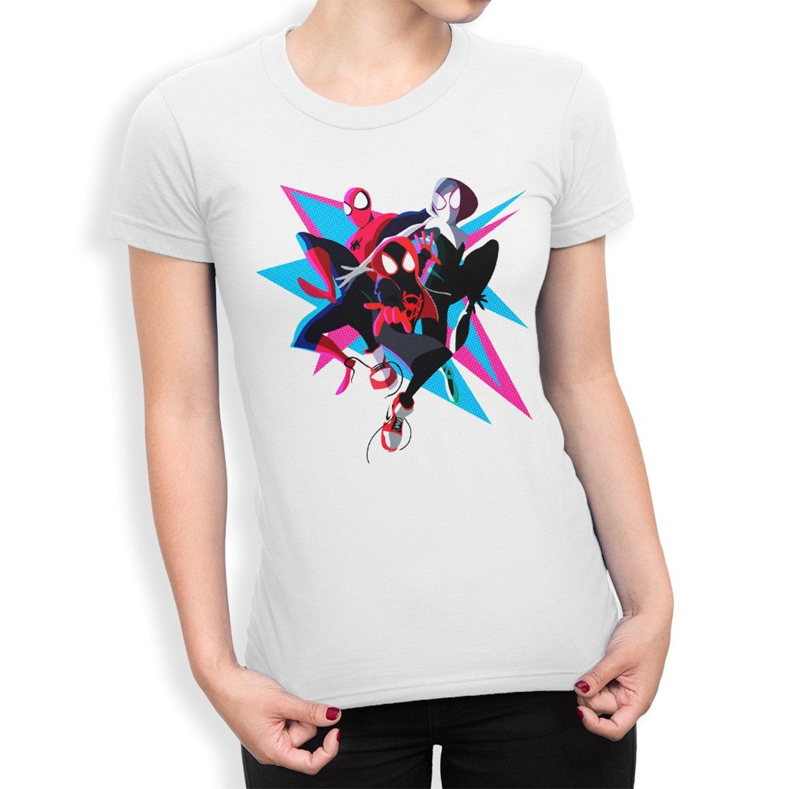 Spider-man Into the Spider-verse T-shirt Men's - Etsy