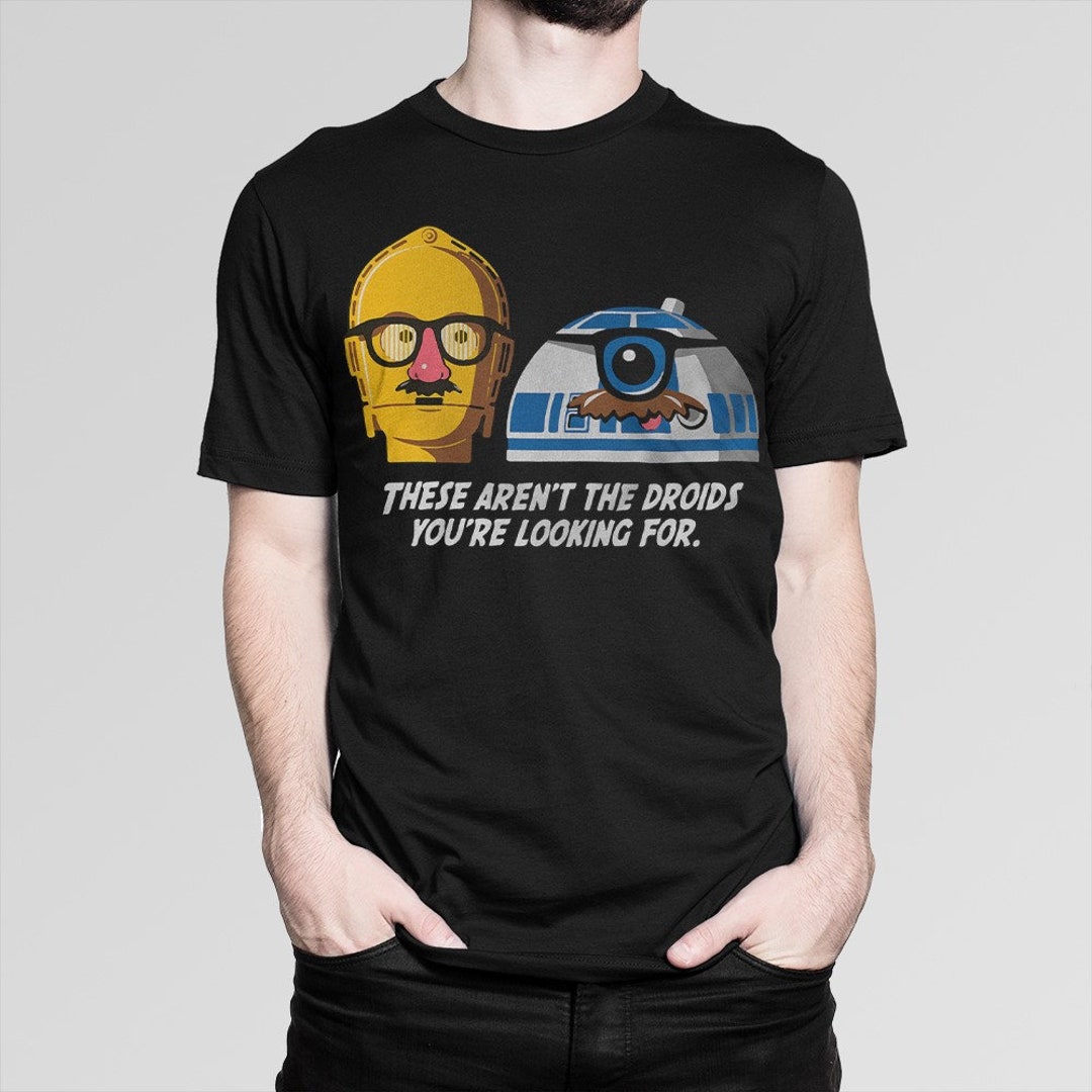C-3PO and R2-D2 Funny Droids T-shirt Men's Women's - Etsy