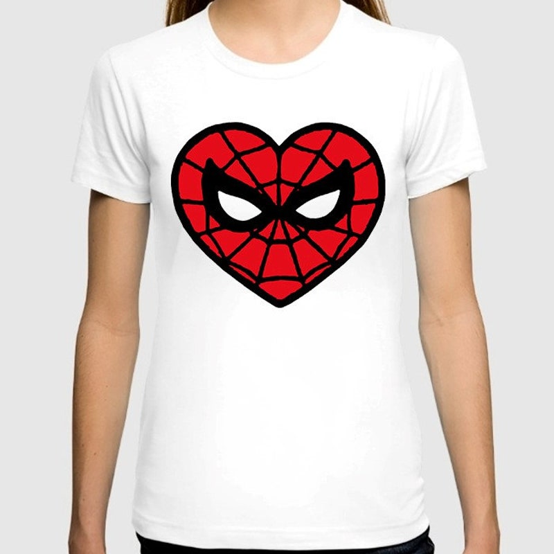 Spiderman Heart - Etsy