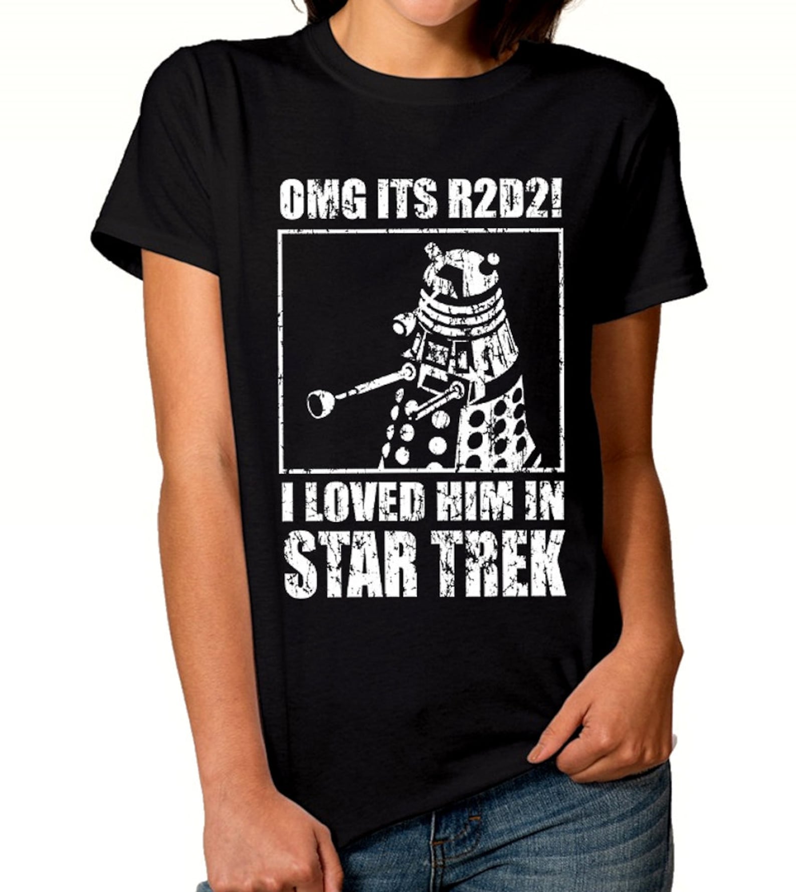 OMG It's R2-D2 Funny Dalek T-shirt Geek Combo 100% Cotton - Etsy
