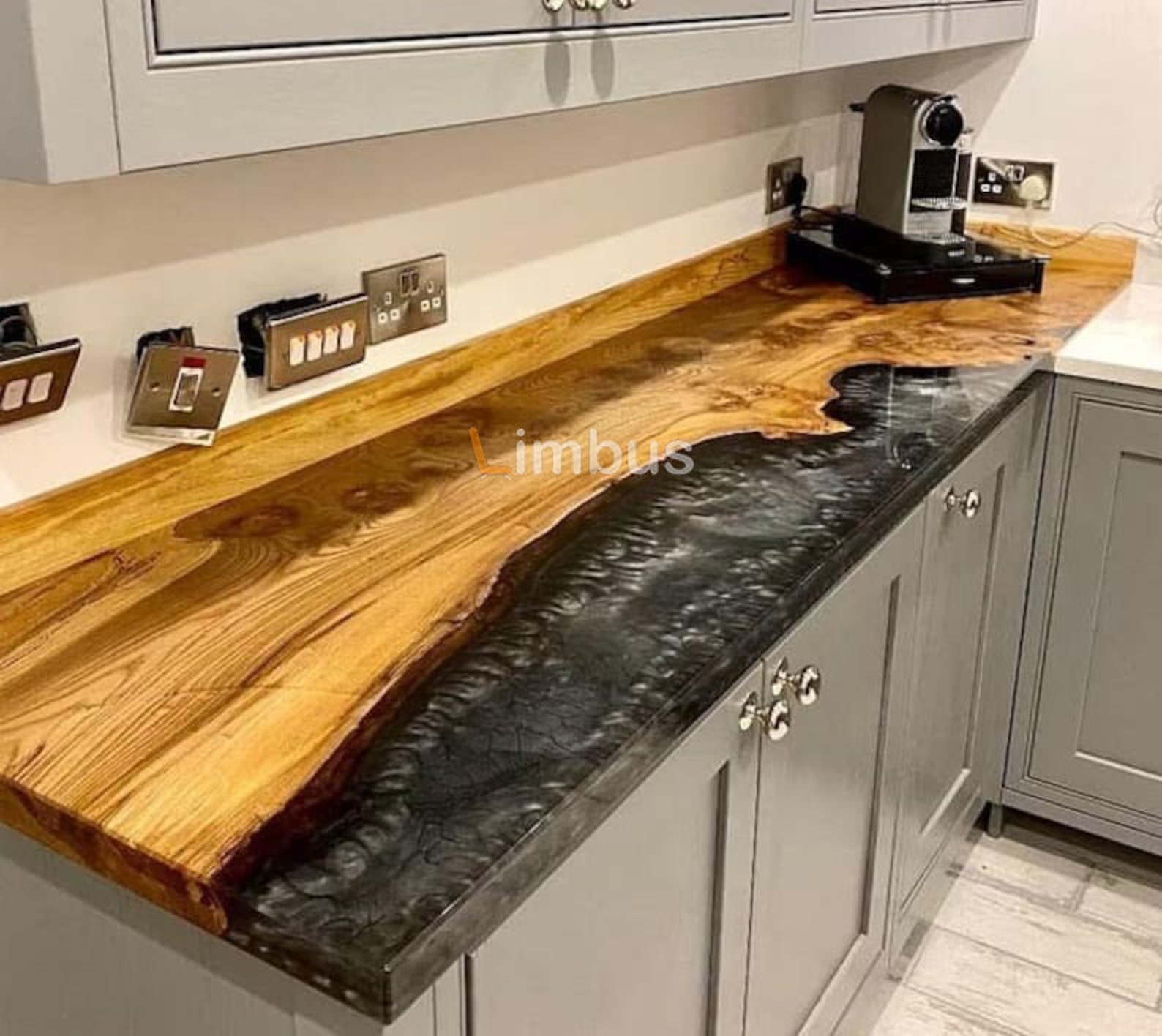 Epoxy Kitchen Counter Top, Resin River Counter Tops, Handmade Furniture ...