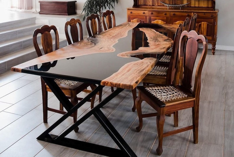 Unique Epoxy Resin Dining Table, Epoxy Counter Top, Resin Coffee Table ...