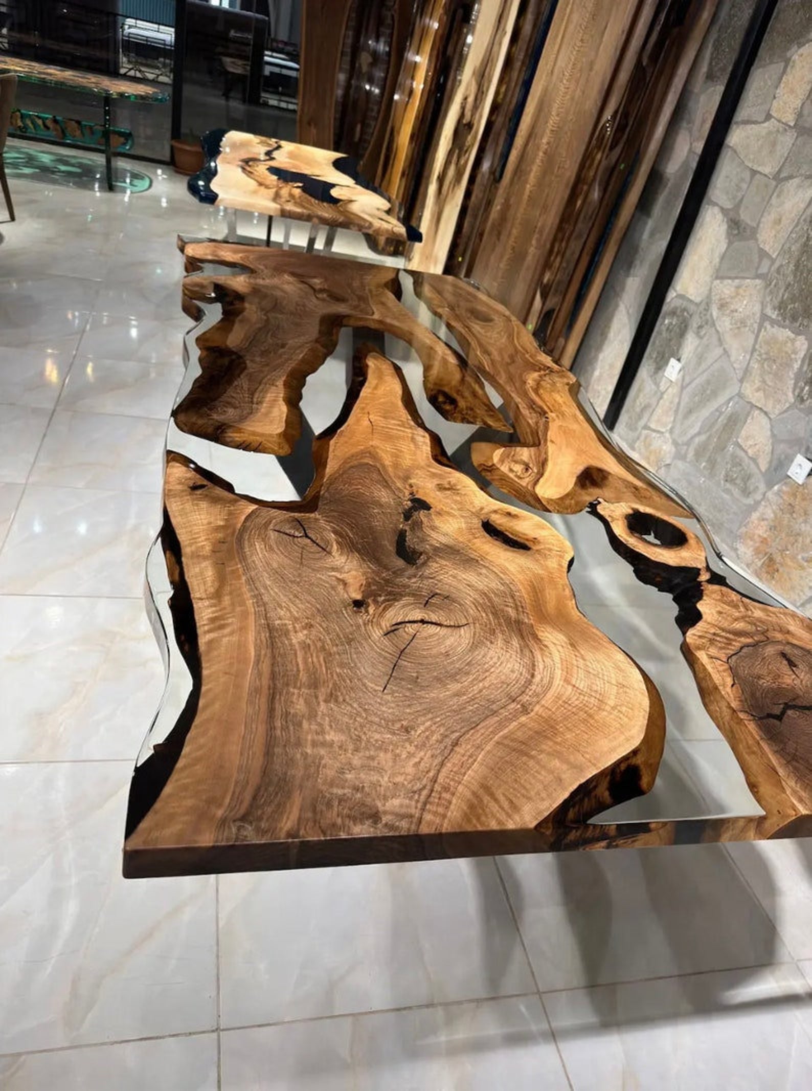 Unique Epoxy Resin Dining Table, Epoxy Counter Top, Resin Coffee Table ...