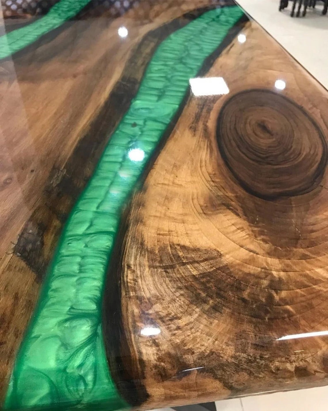 Unique Epoxy Resin Dining and Coffee Table, Epoxy Counter Top ...