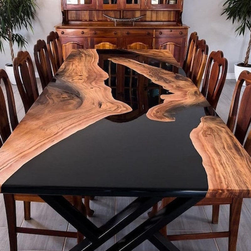 Mesa de resina epoxi - Etsy México