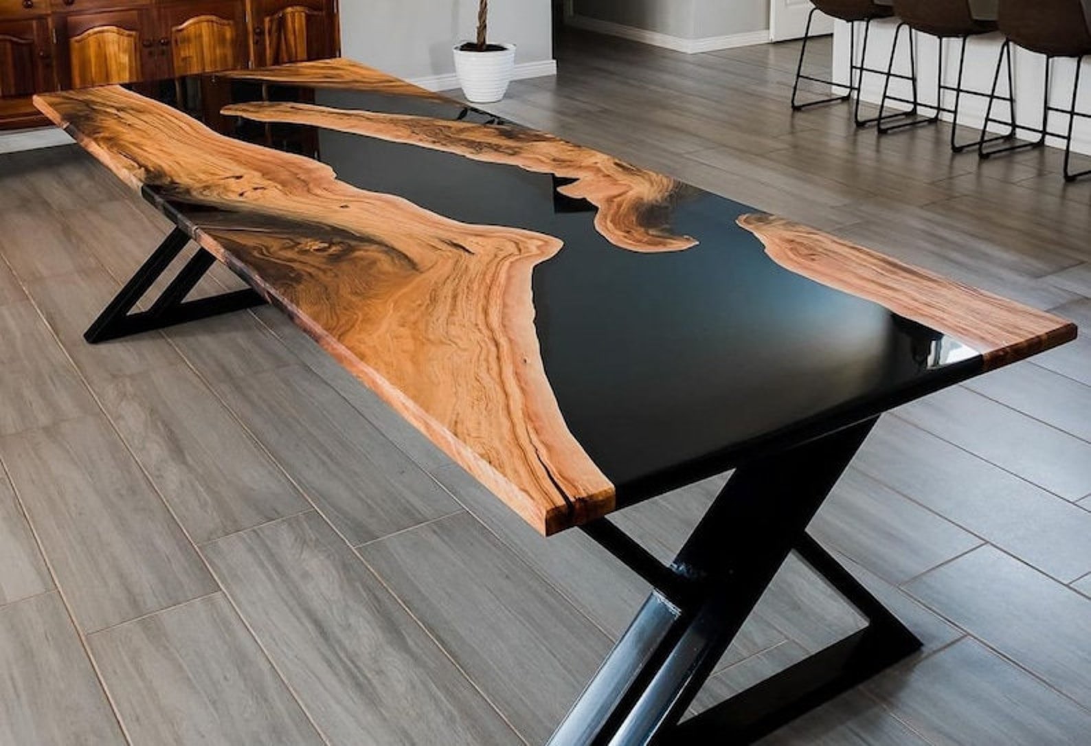 Unique Epoxy Resin Dining Table, Epoxy Counter Top, Resin Coffee Table ...