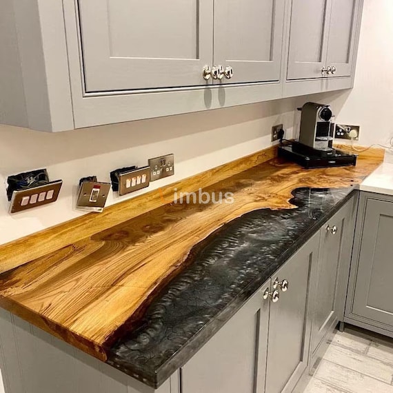 Resin Kitchen Countertop Ideas Amazing Unique Handcrafted Epoxy Resin