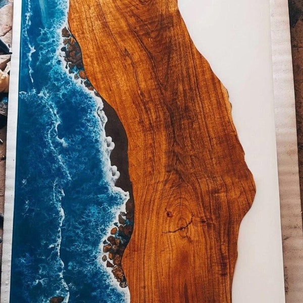 Sea Effect Epoxy Top - Etsy