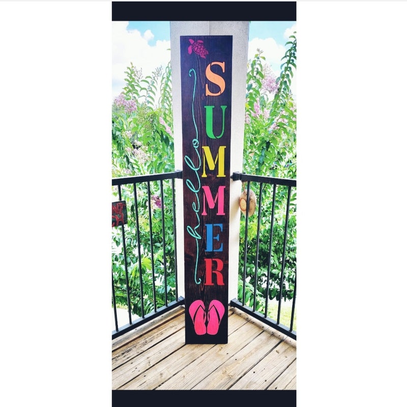 Summer Welcome Sign - Etsy