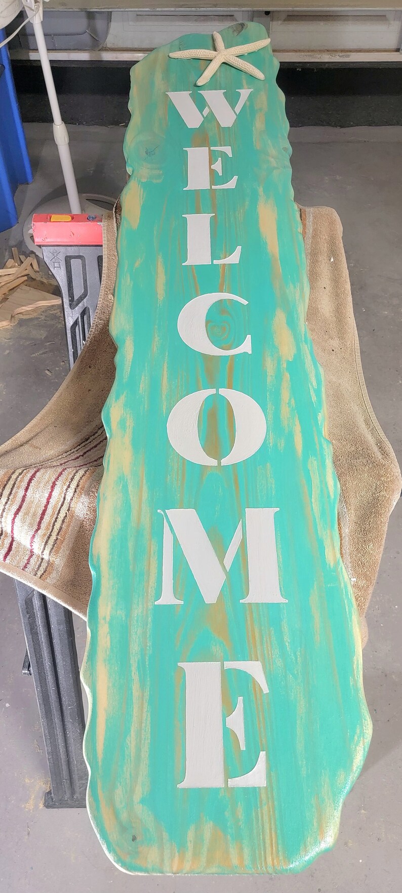 Beach Welcome Seashell Front Door Sign. Welcome Signs. Porch - Etsy