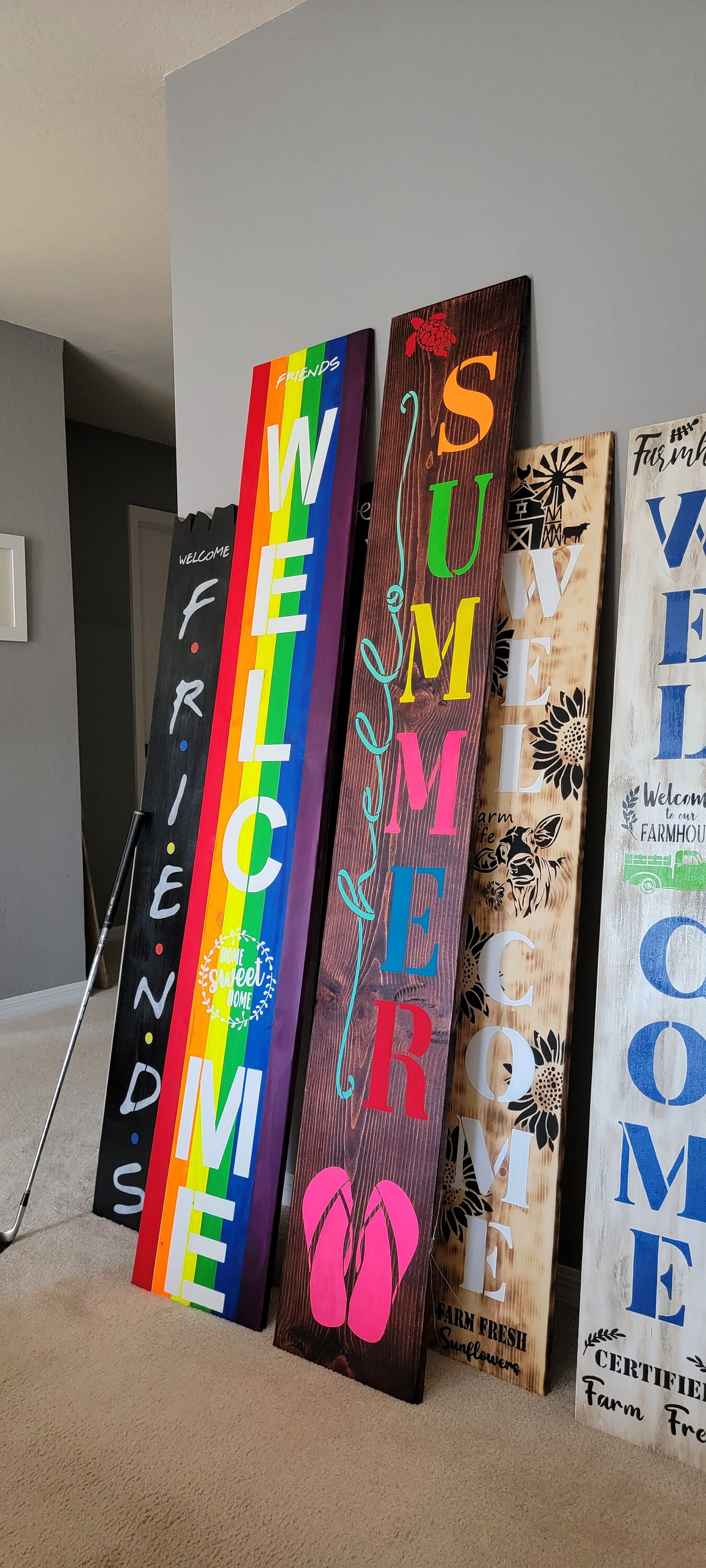 Beach Summer Welcome Home Front Porch or Door Sign. Porch - Etsy