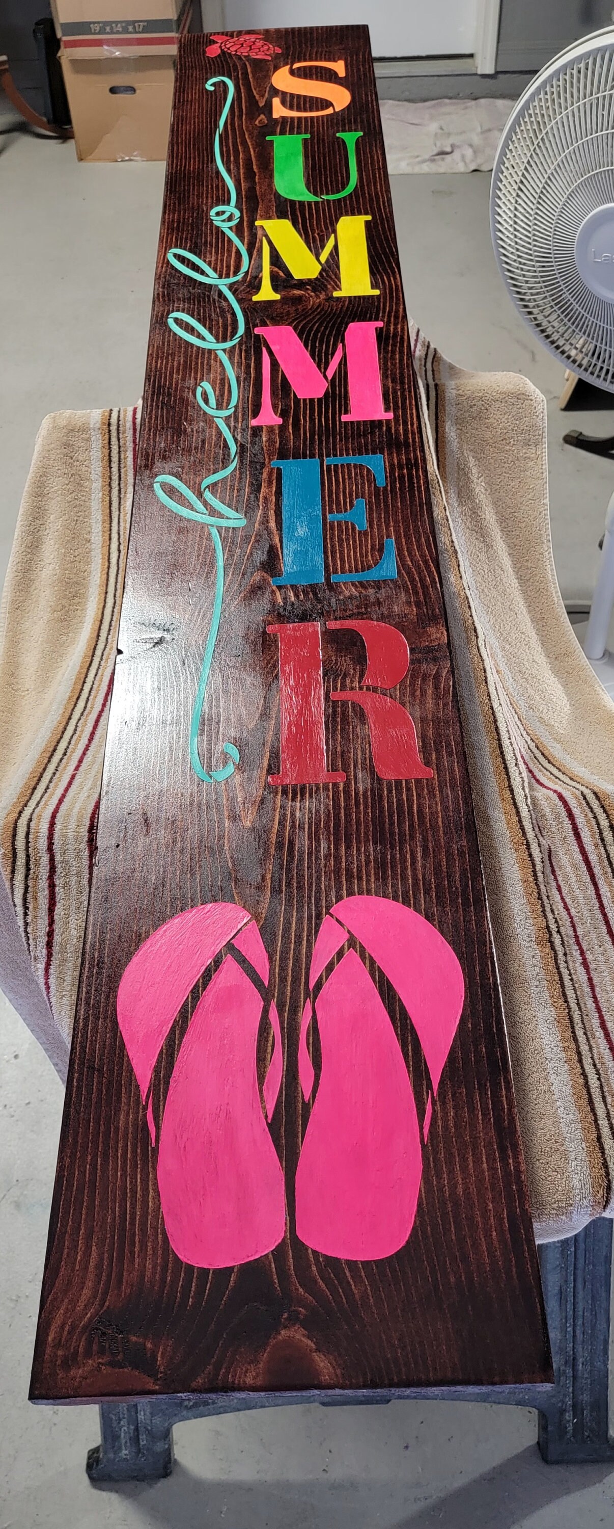 Beach Summer Welcome Home Front Porch or Door Sign. Porch - Etsy