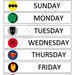 Superhero Days of the Week - Etsy