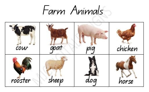 Farm Animal Bundle - Etsy