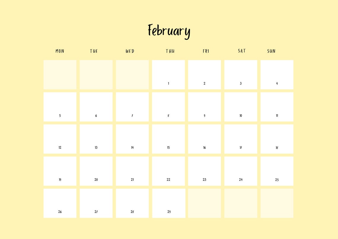 2024 Minimalist Printable Calendar , Monthly Planner 2024 , Minimalist ...