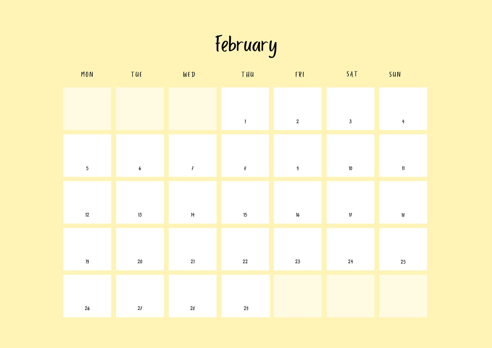 2024 Minimalist Printable Calendar , Monthly Planner 2024 , Minimalist ...