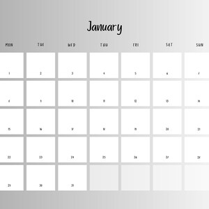 2024 Minimalist Printable Calendar , Monthly Planner 2024 , Minimalist ...
