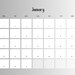 2024 Minimalist Printable Calendar , Monthly Planner 2024 , Minimalist ...