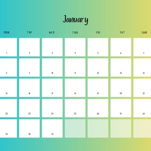 2024 Minimalist Printable Calendar , Monthly Planner 2024 , Minimalist ...