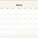 2024 Minimalist Printable Calendar , Monthly Planner 2024 , Minimalist ...