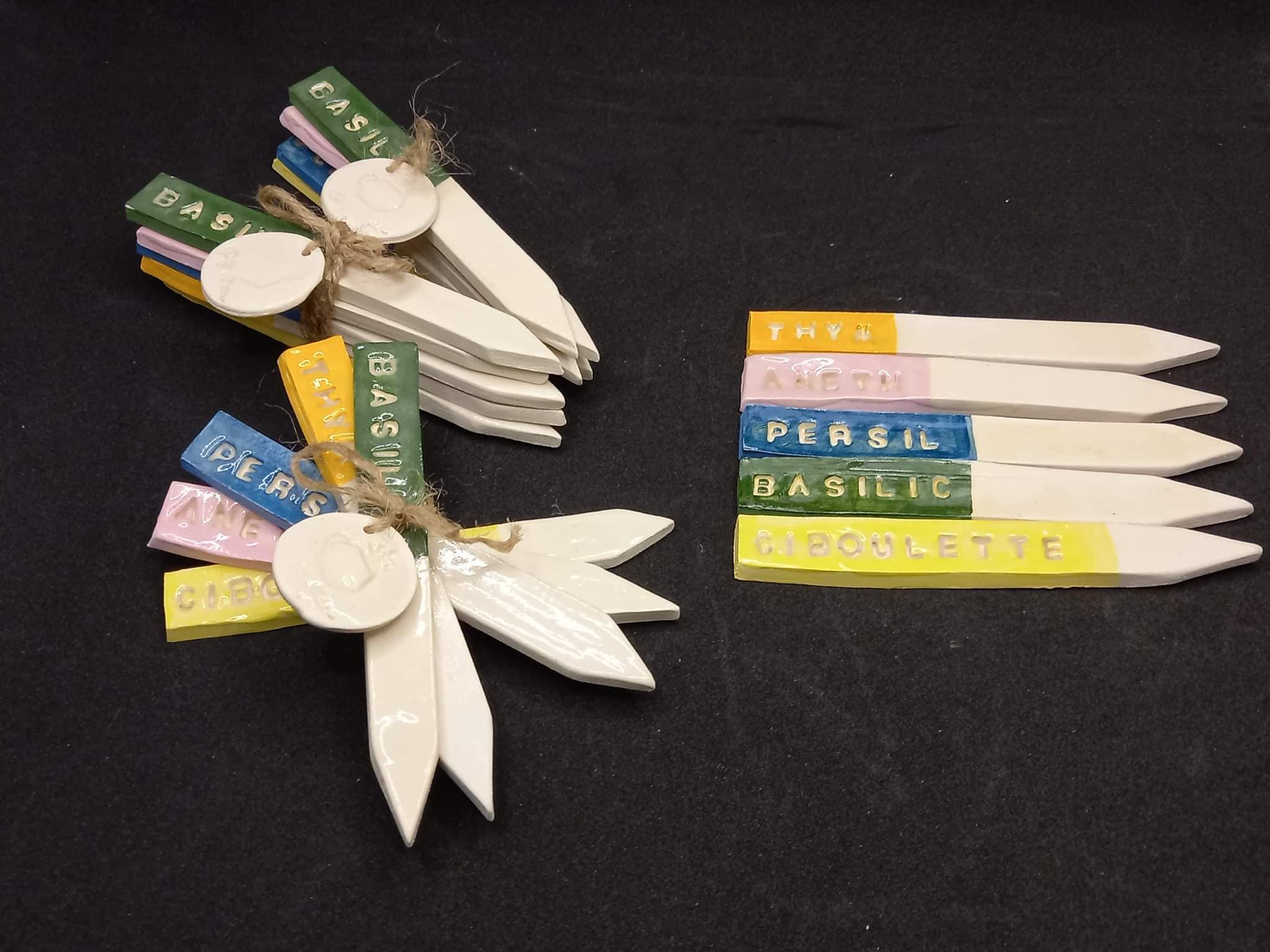 Ceramic Labels for Aromatic Plants - Etsy