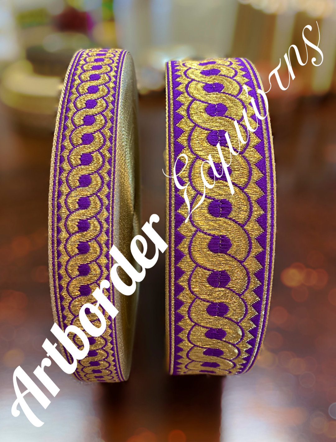 Greek Metallic Galloon , Church Liturgical Galloon , Jacquard Ribbon ...