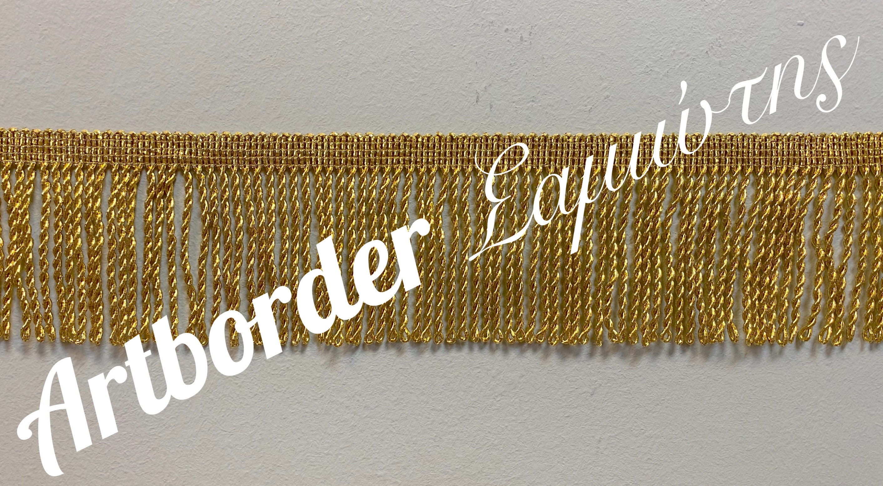 Shiny Lurex Gold and Silver Metallic Thick Fringe for Church - Etsy