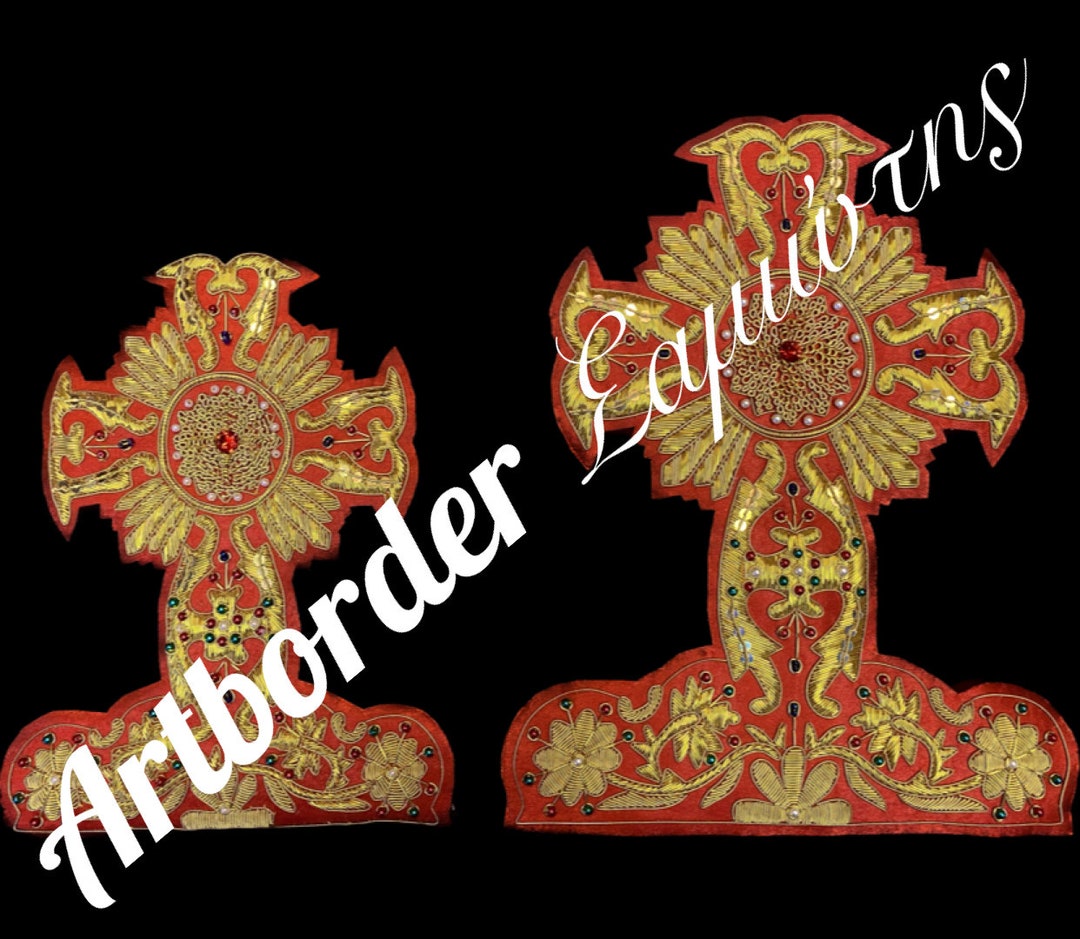 Holy Table Crosses XTAT02 , Handmade Altar Crosses , Wire Bullion ...