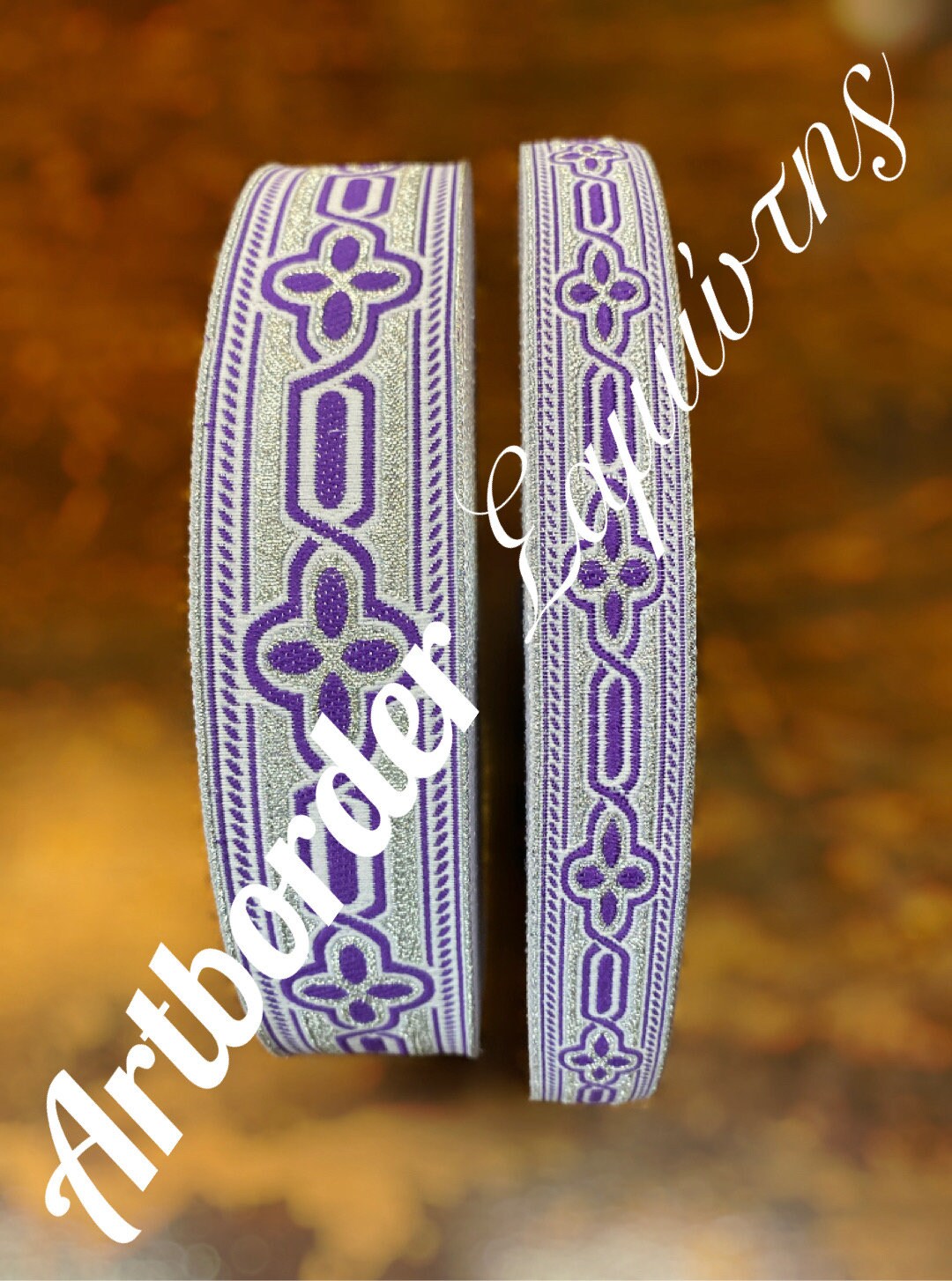 Greek Metallic Galloon , Church Liturgical Galloon , Jacquard Ribbon ...
