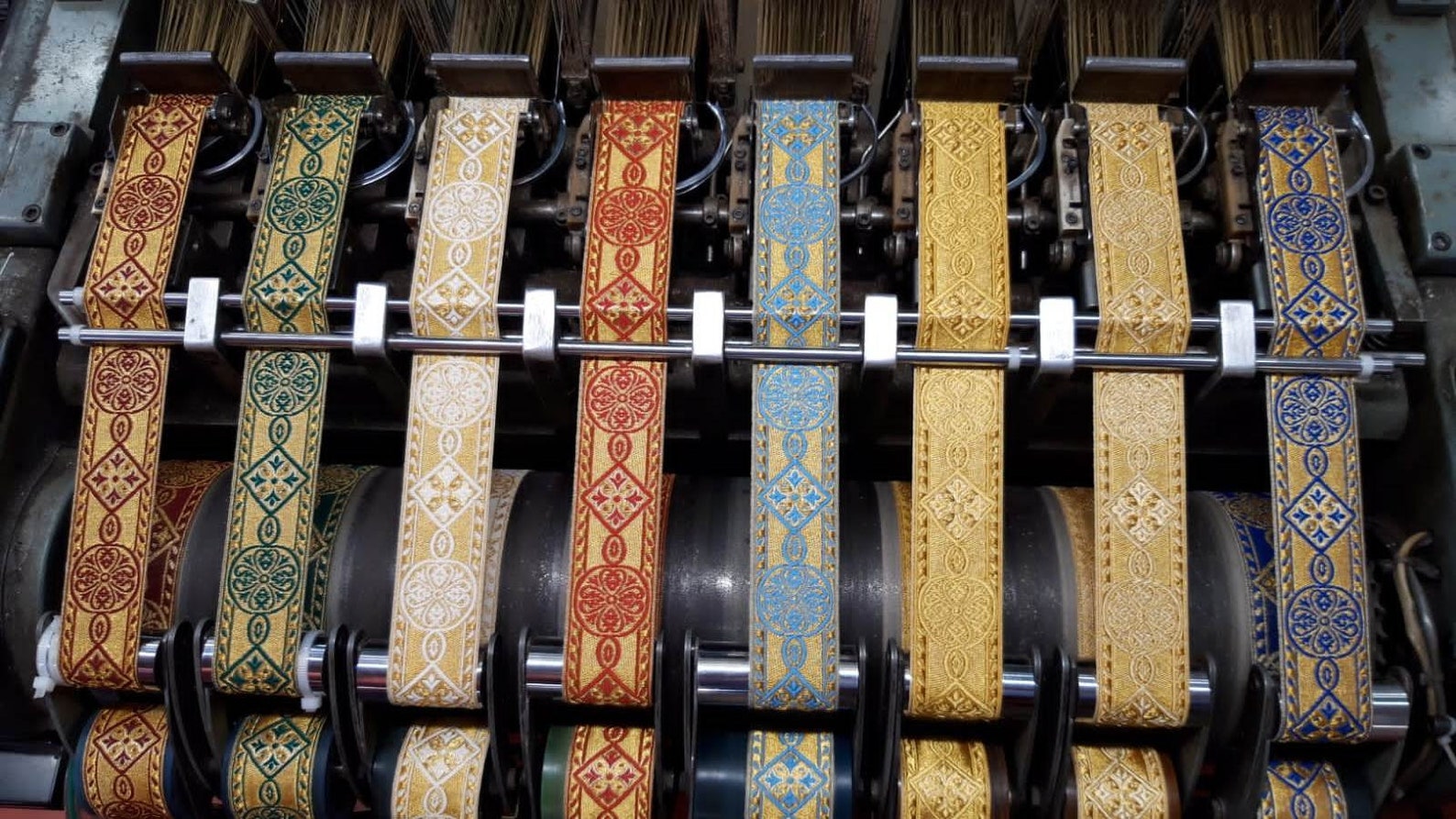 Greek Metallic Galloon , Church Liturgical Galloon , Jacquard Ribbon ...