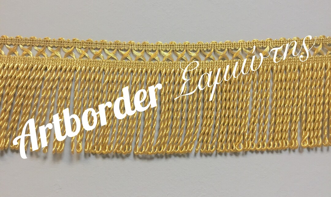 Gold Metallic Fringe 8.0cm. , for Church Liturgical Vestments , Holy ...