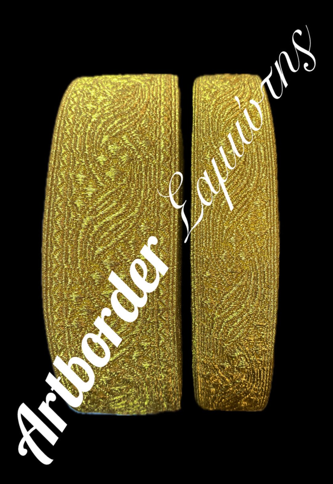 Greek-made French Type Gold Metallic Galloon Star Design, Church ...