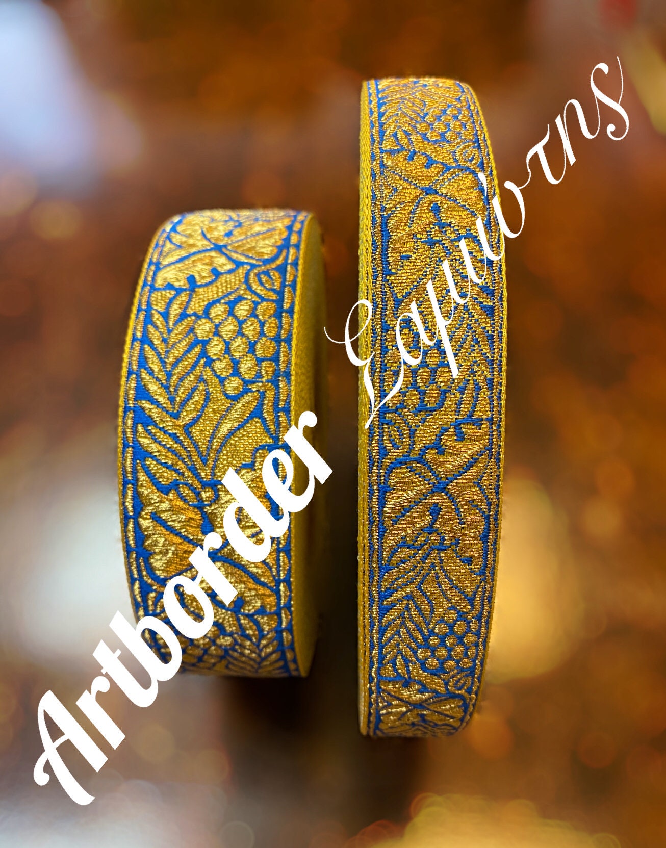 Greek Metallic Galloon ,old Italian Vineyard Design, Church Liturgical ...