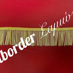 Handmade French Type Fringe /metallic Fringe / Bullion Wire Fringe - Etsy