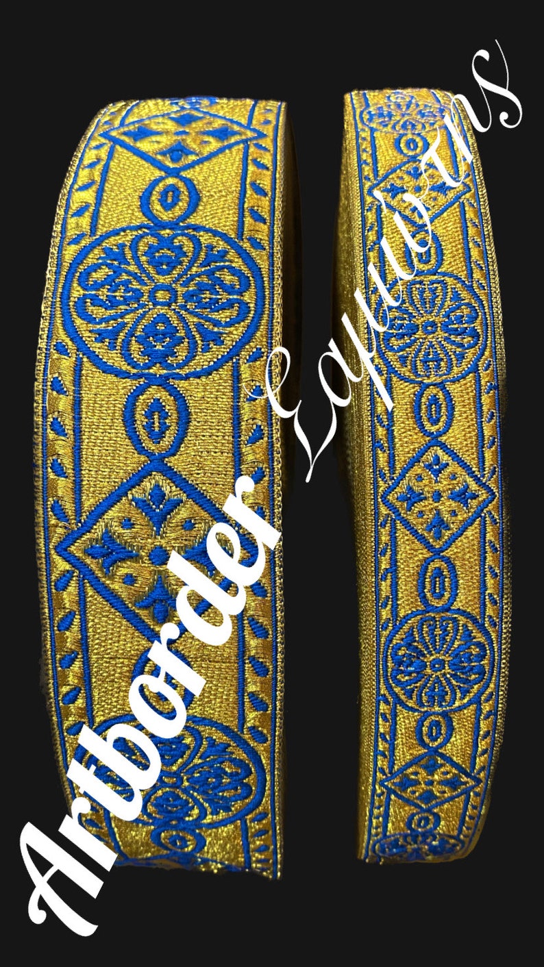 Greek Metallic Galloon , Church Liturgical Galloon , Jacquard Ribbon ...