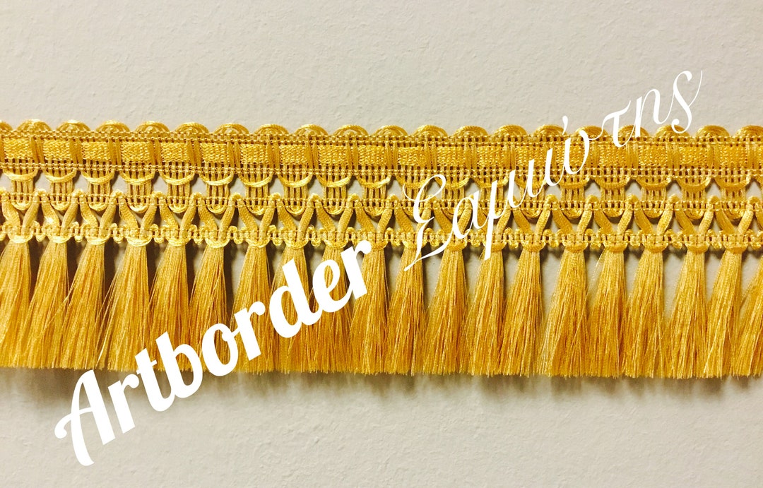 Gold and Silver Metallic Fringe, for Church Liturgical Vestments (width ...