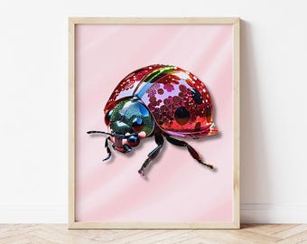 Ladybug - Instant Digital Download, Wall Art, Home Decor, Office Decor ...